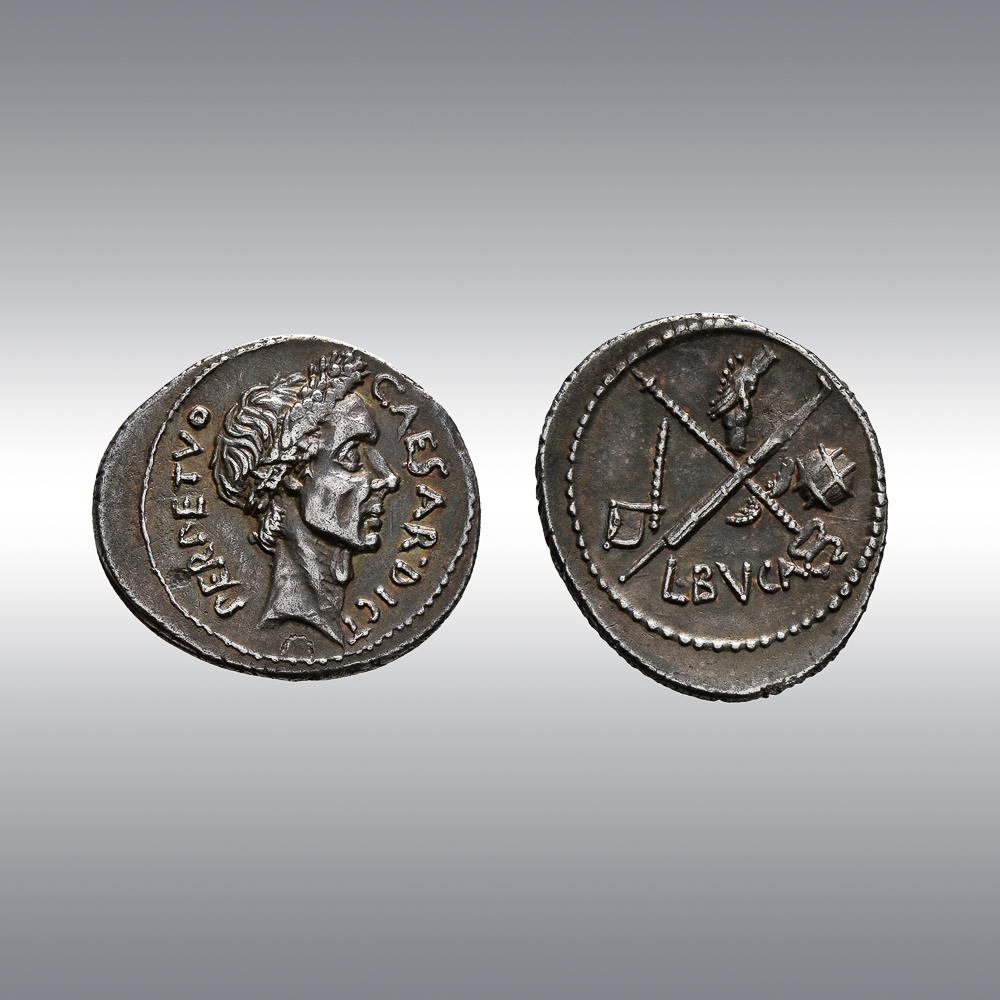 Julius Caesar, Denarius @ Among the finest known
