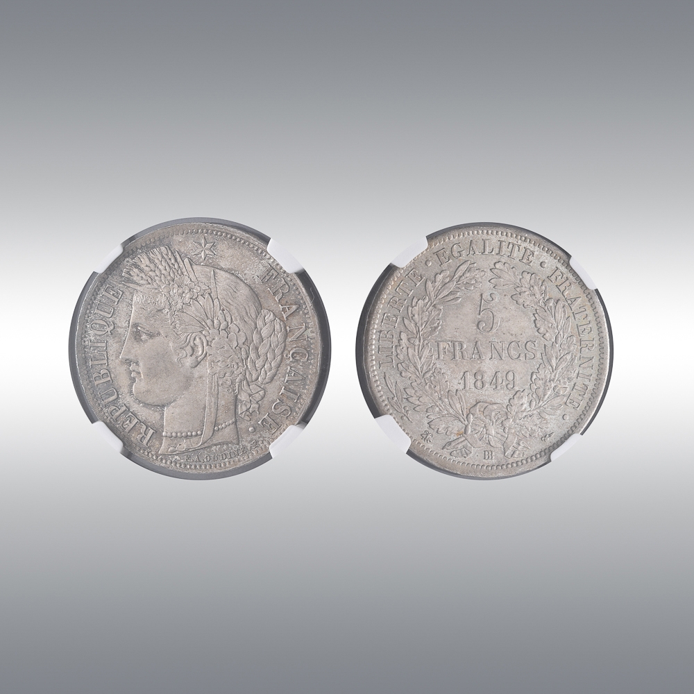5 Francs, 1849, BB